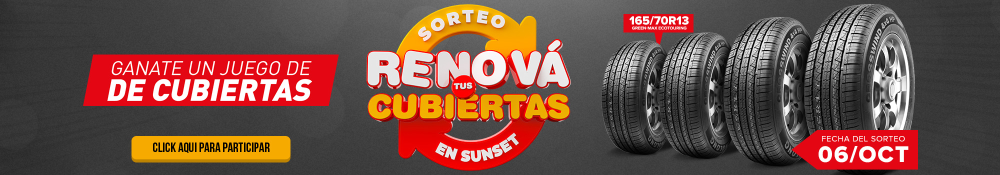 SUNSET Cubiertas - Comprá online, envíos GRATIS a todo el Pais